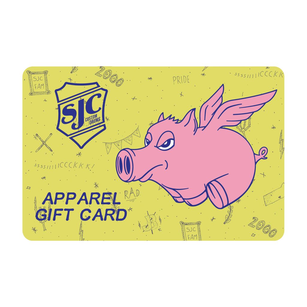 SJC Custom Drums Merch Gift Card